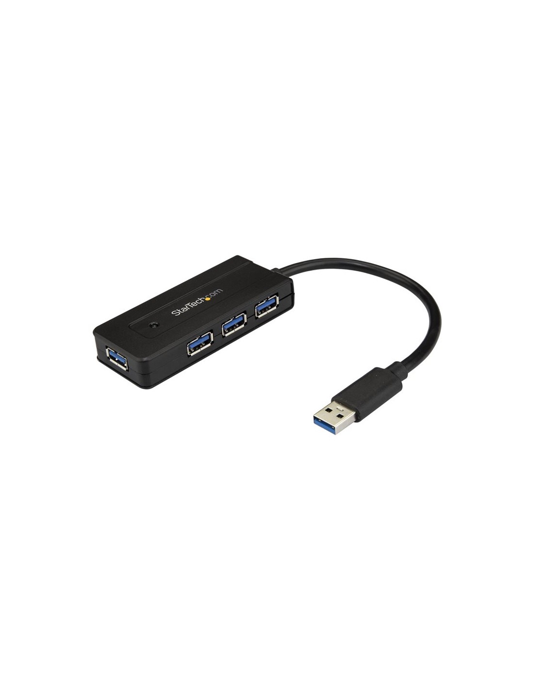HUB STARTECH ST4300 MINI 4 PUERTOS USB 3.0 BLACK