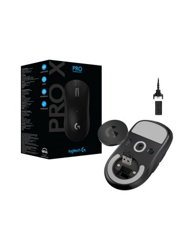 MOUSE LOGITECH WIRELESS PRO X BLACK