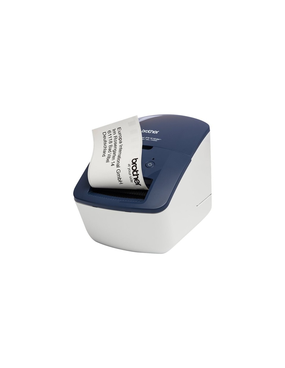 IMPRESORA BROTHER ETIQUETAS TERMICA QL-600 USB WHITE/BLUE