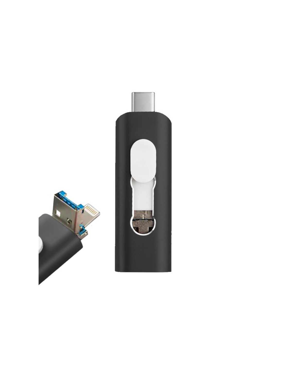 MEMORIA USB-C / LIGHTNING / USB 64GB COOL BLACK