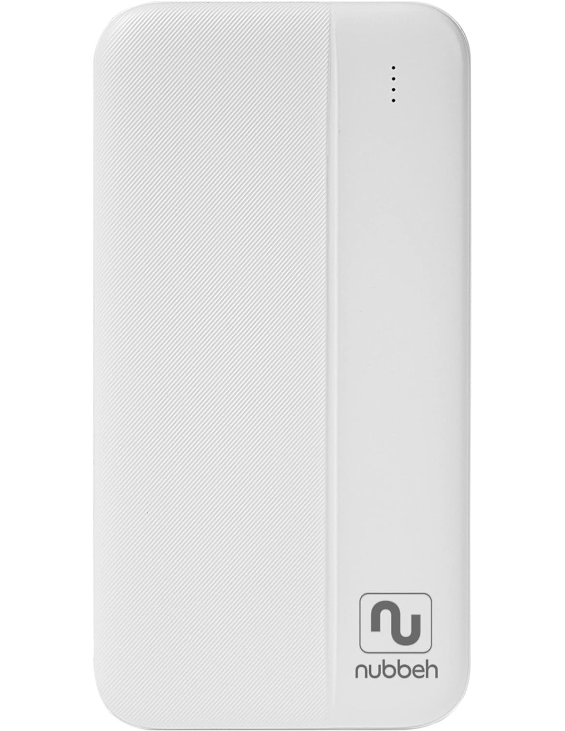 BATERIA EXTERNA UNIVERSAL NUBBEH TWISTER 10.000MAH 2XUSB + USB-C WHITE