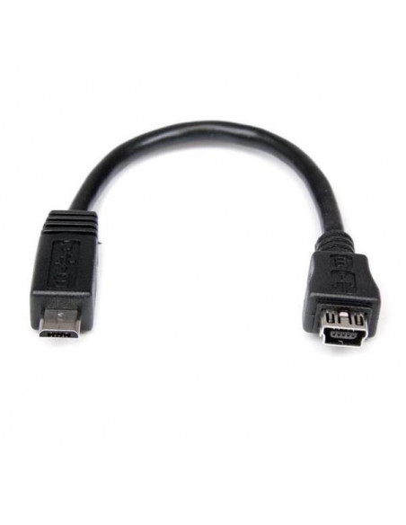 ADAPTADOR STARTECH 15CM MICRO USB B MACHO / MINI USB B HEMBRA