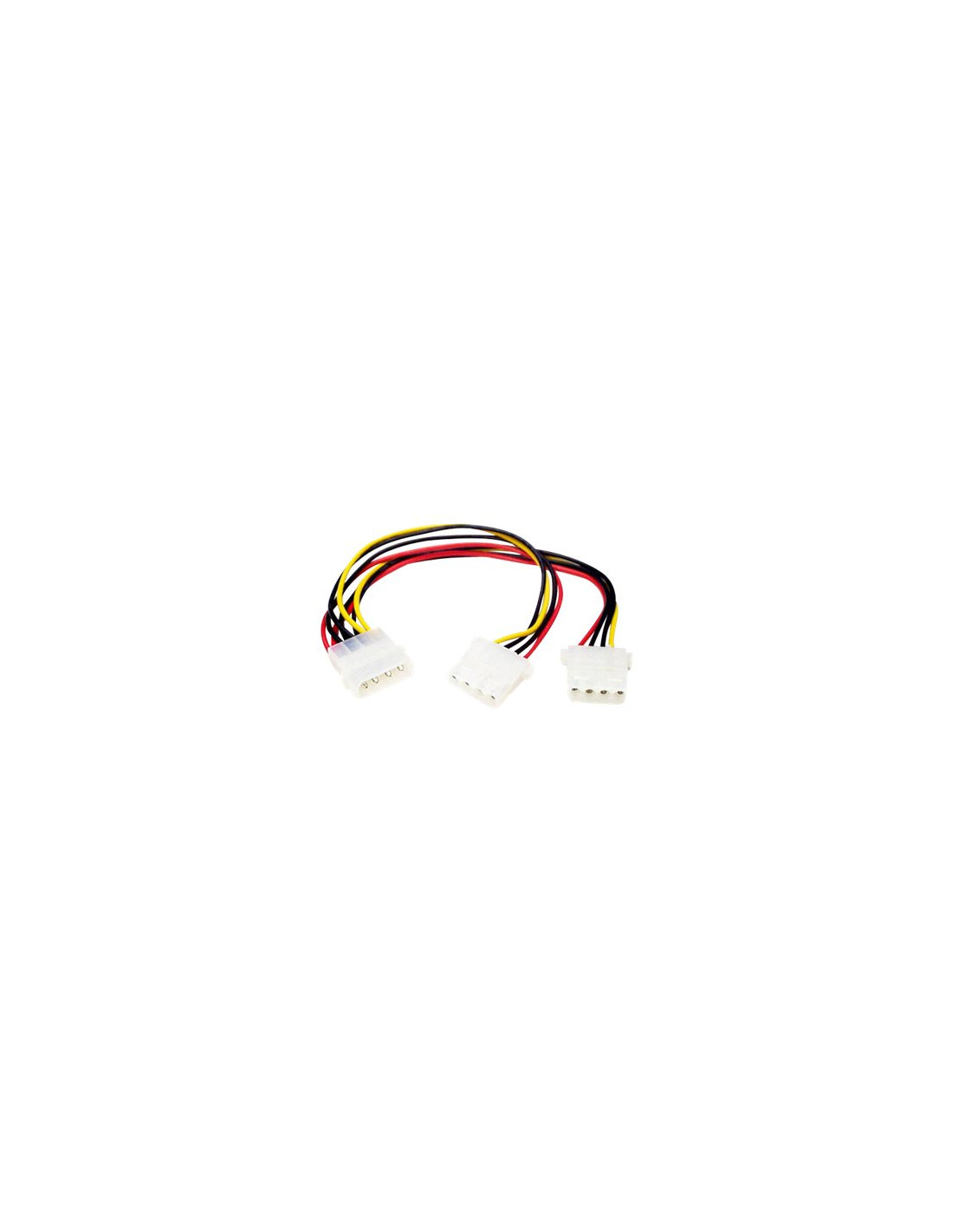 ADAPTADOR STARTECH FUENTE DE ALIMENTACION MOLEX 4P MACHO / 2X MOLEX 4P ...